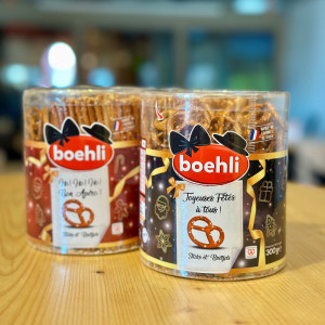 Boehli Shop - Sticks · Bretzels · Rondzels · Assortiment biscuits salés